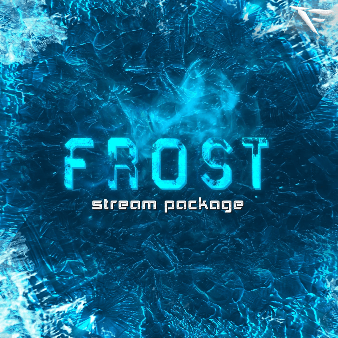 Frost Twitch Overlay – Icy Stream Package for Chill Vibes
