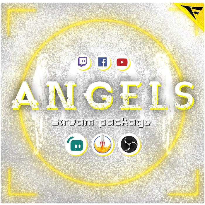Angels Twitch Overlay Package – Celestial Light Theme for Streamers ...