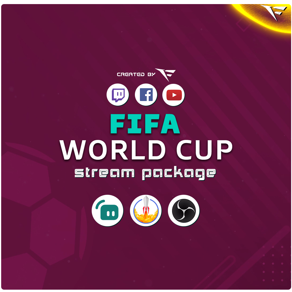 FIFA World Cup Stream Package – Soccer-Themed Overlays for Football ...