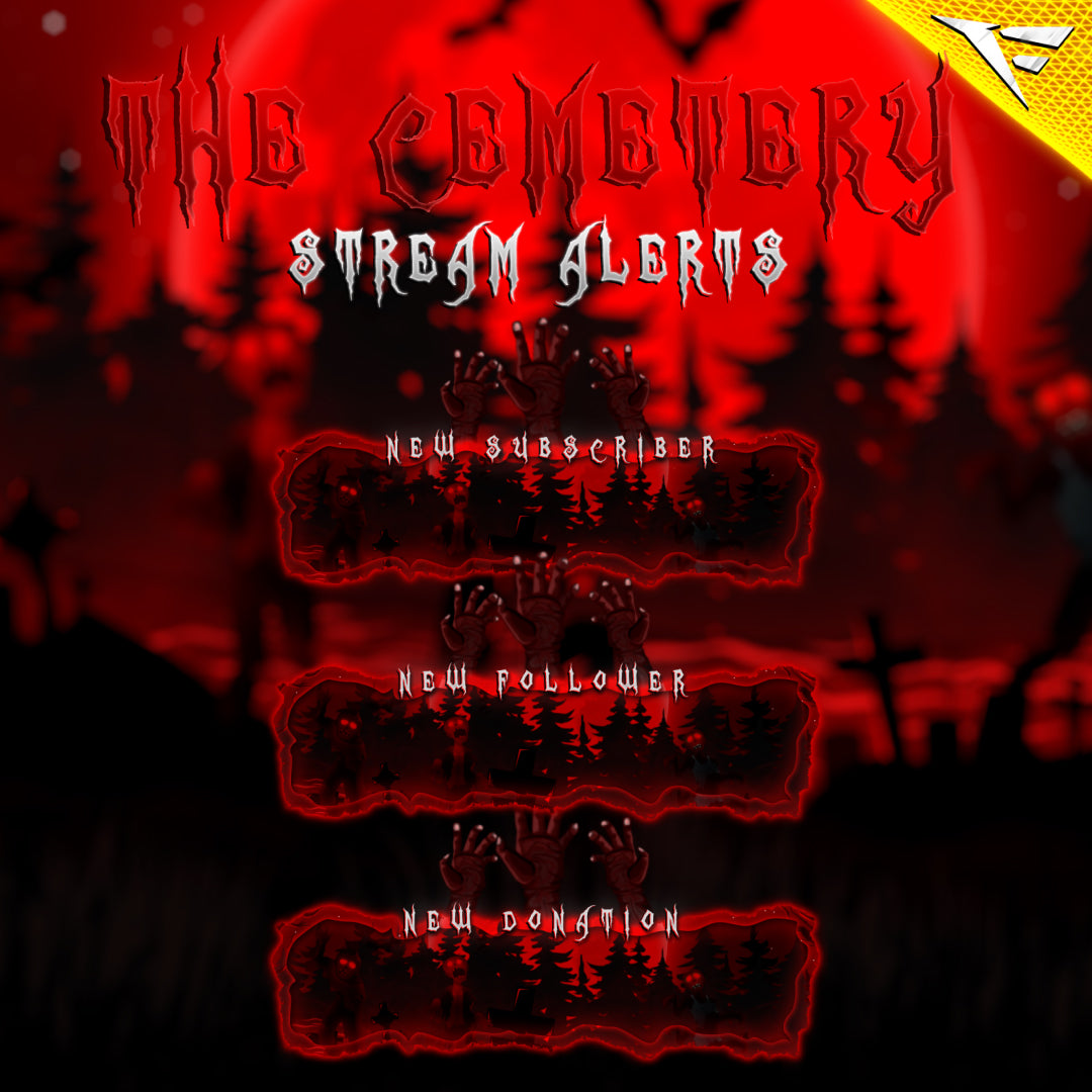 The Cemetery Horror Twitch Alerts – Animated Stream Alerts for OBS ...